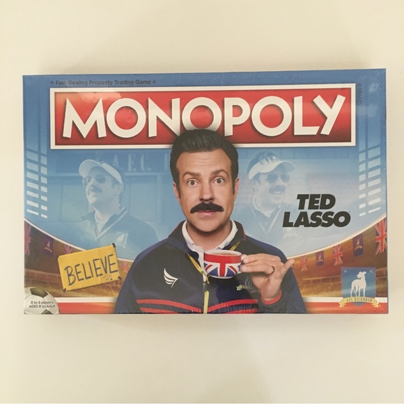 Hasbro | Games | New Ted Lasso Monopoly Board Game Sealed Ages 8 To ...
